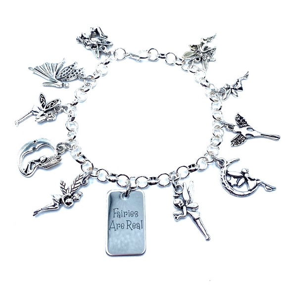 Jewelry | Fairies Are Real Charm Bracelet Fairy Theme | Poshmark